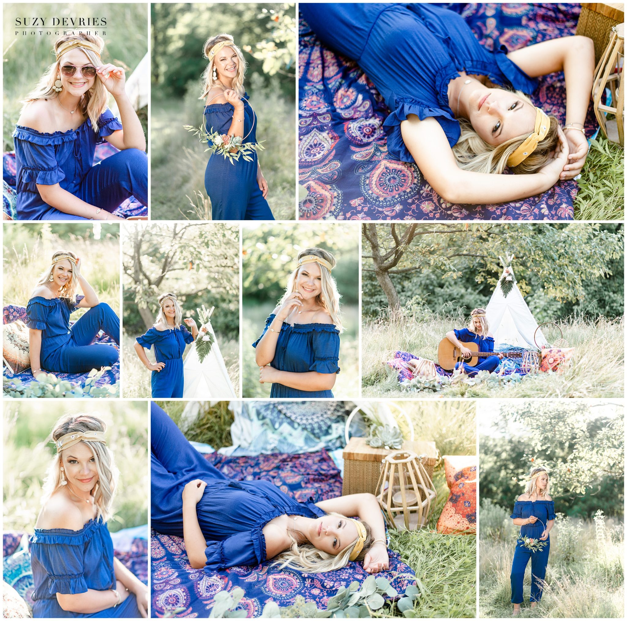 Boho Senior Model Rep Team Photoshoot » suzydevriesphotography.com