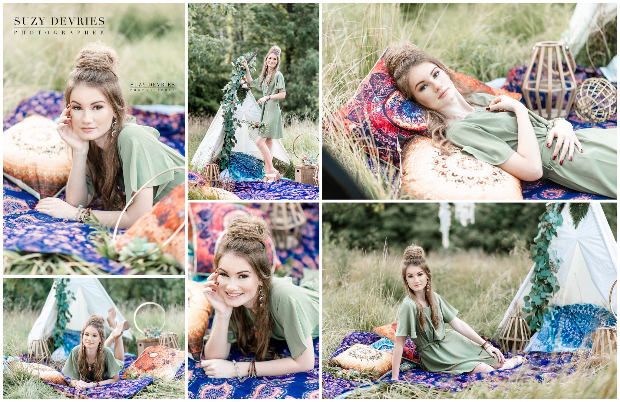 Boho Senior Model Rep Team Photoshoot » suzydevriesphotography.com